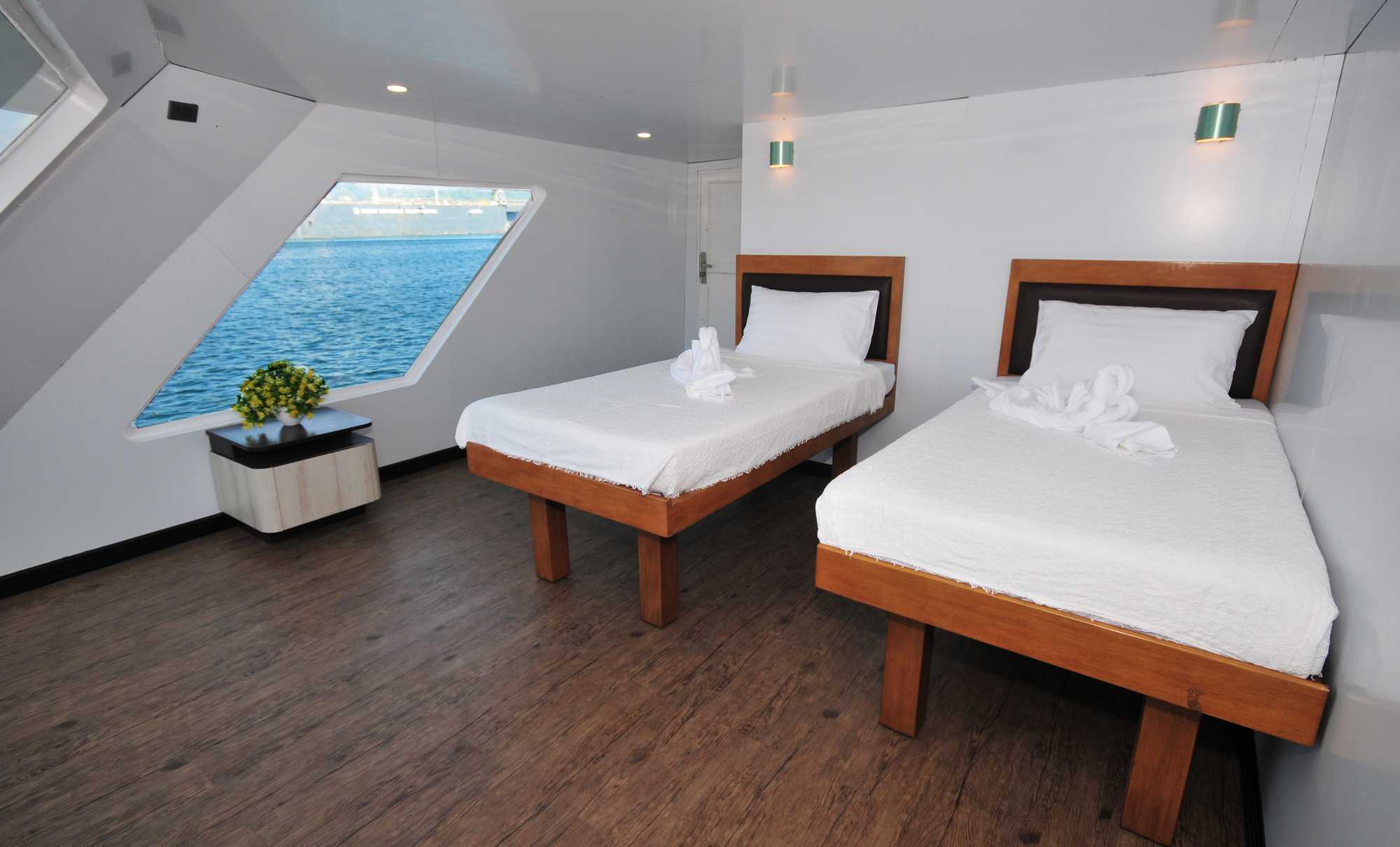 Discovery Adventure VIP Rooms - twin bed set up - Spots d'Evasion